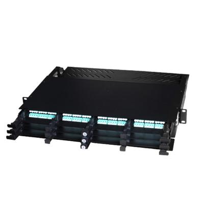 Cina 1U 19' Racks Enclosure MPO-LC Connector Fiber Optic Cassette Patch Panel per il montaggio del rack in vendita
