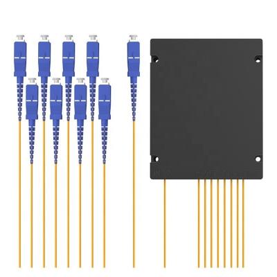 Cina 1x16 PLC Fiber Optic Splitter in FTTX Plastic Box con connettore PC UPC in vendita