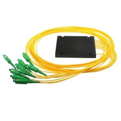 Cina SC APC/UPC Connector Type ABS PLC Splitter per FTTH 1*2 1x4 1*32 in scatola ABS in vendita