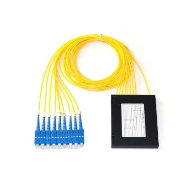 Cina 1X8 SC UPC Fibra ottica mono-modo ABS BOX PLC Splitter per la fabbricazione di cordoni di fibra in vendita