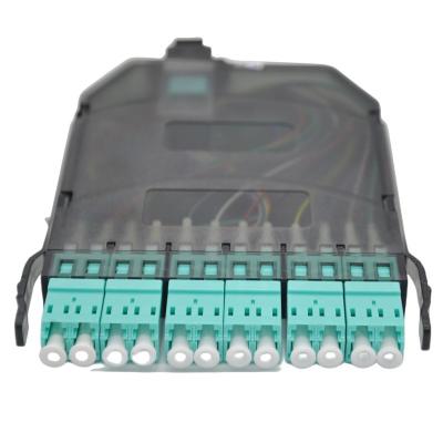Cina Fornitura di modulo MPO a cassetta a fibra ottica LC di 0,35 dB per cordone di patch OM3/OM4 in vendita