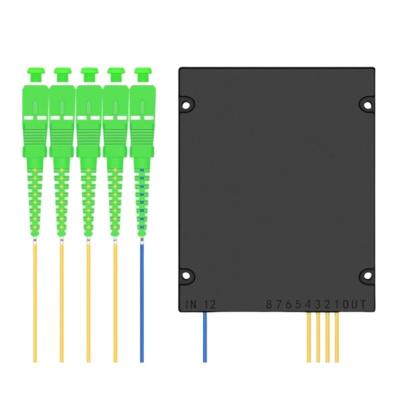 Cina Mini-tubo/ABS Box/Plug-in PLC Splitter 1x4 1x8 SC APC per FTTH e 3 in vendita