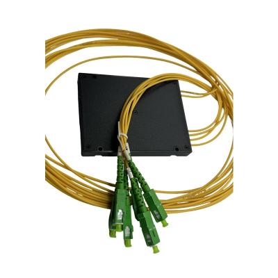 Cina 1260 nm Fibra ottica 1*8 Sc APC ABS Box PLC Splitter per rete di distribuzione ottica FTTH in vendita