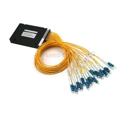 Cina 1 * 8-way ABS Box SC APC UPC Multiplexer FTTH Optical PLC Splitter per GPON EPON Fibre in vendita