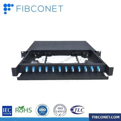Cina 1u 2u Sc FC Patch Panel Fiber Optic Distribution Frame ODF per la rete di fibre ottiche in vendita