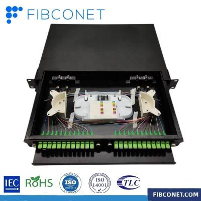 Cina 1u 2u Sc FC Patch Panel Fiber Optic Distribution Frame ODF per la rete di fibre ottiche in vendita