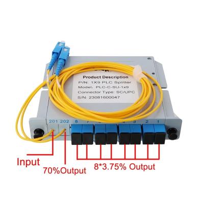 Cina SC APC/UPC Connector Tipo 1x8 1x16 Splitter PLC ottico Mini Box Fibra ottica Terminal Box in vendita