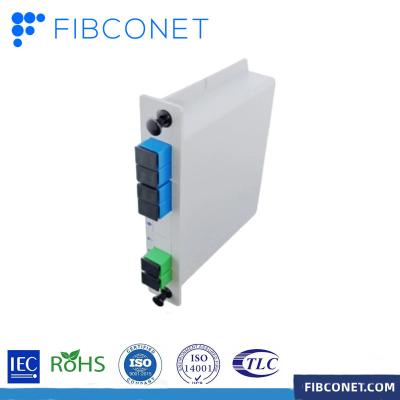 China Optico PLC Splitter 1x8 caixa ABS com caixa de inserção de cartão controlador de programação à venda