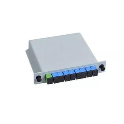 China 1x2/1x4/1x8 SC UPC SM 0,9 mm Fibra Óptica PLC Splitter para FTTH LGX Tipo 1x8 Fibra Core à venda