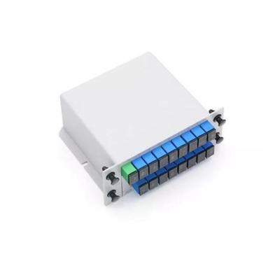 Cina 1x2/1x4/1x8 SC APC/UPC SM Splitter PLC a fibra da 0,9 mm per la fabbricazione di cordoni a patch stabili in vendita