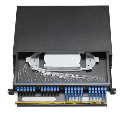 Cina FTTX MPO Rack Fiber Distribution Frame Machine MPO LC24 core 96 core LC MPO Fiber Box in vendita