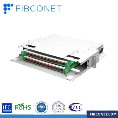 Cina FTTX MPO Rack Fiber Distribution Frame Machine MPO LC24 core 96 core LC MPO Fiber Box in vendita