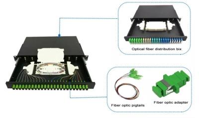 Cina FTTX MPO Rack Fiber Distribution Frame Machine MPO LC24 core 96 core LC MPO Fiber Box in vendita