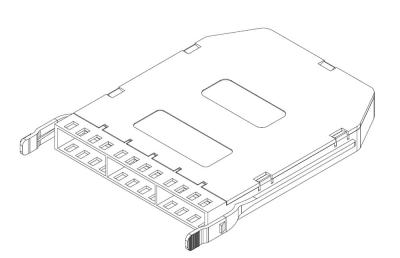 Cina FTTH Fiber MPO Module 12 Port SM OM3 OM4 LGX LC UPC Fiber MTP Box con rete Nessuna in vendita