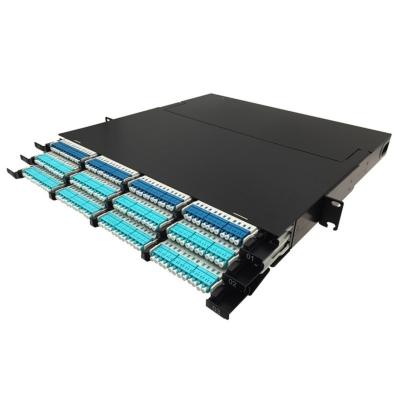Cina FTTH FTTX 12/24 Fibre Mtp/Mpo Cassette 8 Port Patch Panel per reti a fibra SM/OM3/OM4 in vendita