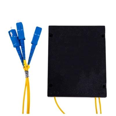 Cina 1x16 splitter PLC FTTX con tipo scatola di plastica ABS e connettore SC LC FC ST APC UPC PC in vendita