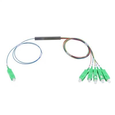 Cina Equipaggiamento FTTH a fibra ottica 1x5 PLC Splitter con lunghezza d'onda operativa 1260-1650nm in vendita