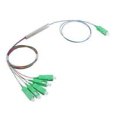 Cina Equipaggiamento FTTH a fibra ottica 1x5 PLC Splitter con lunghezza d'onda operativa 1260-1650nm in vendita