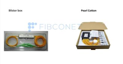 Cina Equipaggiamento FTTH a fibra ottica 1x5 PLC Splitter con lunghezza d'onda operativa 1260-1650nm in vendita