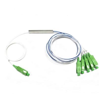 Cina Connettore ottico della metropolitana d'acciaio del separatore ottico 1x8 1x5 1x4 dello SpA della scatola dell'ABS dello Sc APC di FTTH mini in vendita