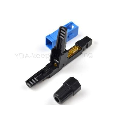 中国 低温耐性 IL FTTH SC UPC シングルモード ブルー光ファイバー・ファストコネクター 販売のため
