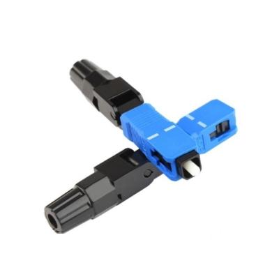 中国 低温耐性 IL FTTH SC UPC シングルモード ブルー光ファイバー・ファストコネクター 販売のため