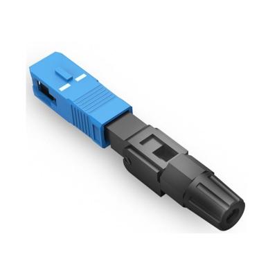 中国 低温耐性 IL FTTH SC UPC シングルモード ブルー光ファイバー・ファストコネクター 販売のため