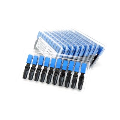 中国 低温耐性 IL FTTH SC UPC シングルモード ブルー光ファイバー・ファストコネクター 販売のため