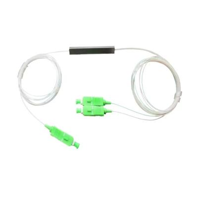 Cina G652D G657A1/A2 1x2 FBT Splitter Fiber Optical Cable con connettori SC/UPC in vendita