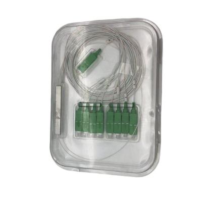 Cina FTTH Mini PLC Splitter di fibra ottica APC connettore di tubi in acciaio per cavi di comunicazione in vendita