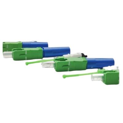 中国 2 時間 FTTH シングルモード ホットメルト Sc APC ワイヤレスネットワークのための光ファイバー光ファイバークイックコネクタ 販売のため