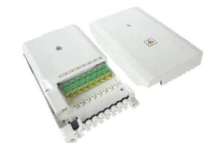 Cina Terminazione ottica con scatola di distribuzione in fibra ottica a 1*8 divisori in dimensioni 235*125*50 in vendita