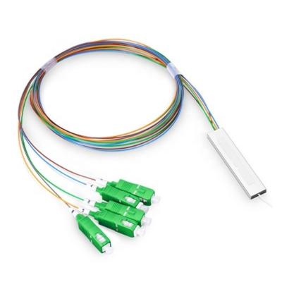 中国 不均衡ファイバー PLC スプリッタ SC/APCコネクタ -40- 85C 室内ケーブルカップラーに最適 販売のため