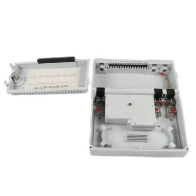 Cina Tipo scatola di distribuzione FTTX 16 24 core PC materiale ABS scatola di distribuzione in fibra ottica esterna in vendita
