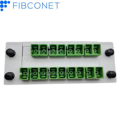 中国 1x4 1x8 1x16 1x32 SC UPC SC APC オーダーメイドデザインの光ファイバーPLCカセットスプリッター 販売のため