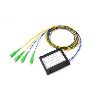 中国 FTTX ネットワーク ABS ボックス PLC 光ファイバースプリッタ SC LC FC ST APC UPC PC コネクタ 販売のため