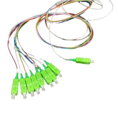 Cina ABS Box FTTH Mini PLC Fiber Splitter con connettore per tubi UPC 1X2 1X16 in vendita
