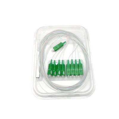 Cina ABS Box FTTH Mini PLC Fiber Splitter con connettore per tubi UPC 1X2 1X16 in vendita