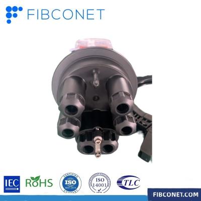 Cina FTTX Nero 144F PC ABS IP68 Anti-aging Fiber Splicer Dome Joint Enclosure con 1 Time in vendita