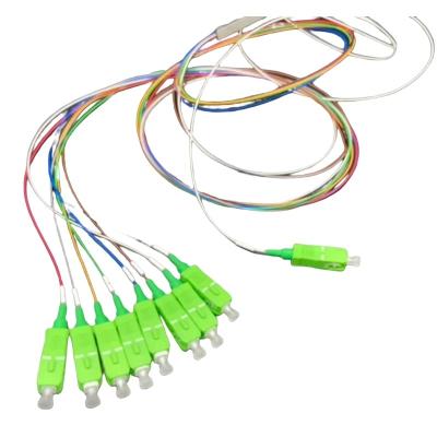 Cina FTTH Splitter ottico PLC 1X2 1X16 Capacità SC/FC/LC/ST Cavi di comunicazione APC UPC in vendita