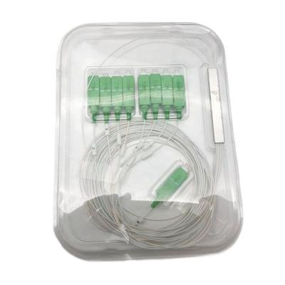 Cina FTTH Splitter ottico PLC 1X2 1X16 Capacità SC/FC/LC/ST Cavi di comunicazione APC UPC in vendita