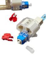 China 2 SC Quick Connector for Optic Fiber 3 Point Fast FTTH Connection for sale