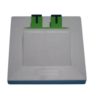 China Caja de salida de pared de fibra óptica para la distribución de fibra en interiores en venta