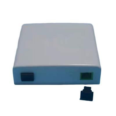 China Caja de salida de pared para FTTX FTTH 86 Tipo 4 puertos de fibra óptica montada en la pared placa de cara en venta