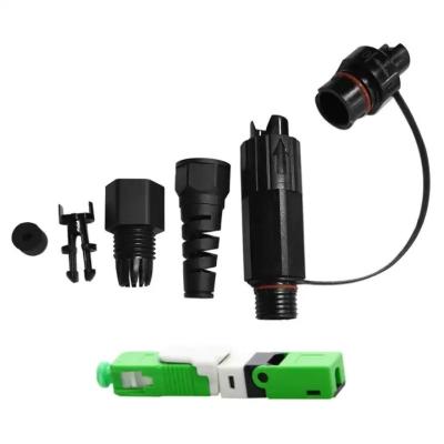 China Conector de fibra óptica melhorado IP67 - Reunido de campo de três em um à prova d'água para FTTH à venda