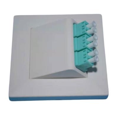 Cina Box di uscita per parete FTTH 86 Tipo 4 ABS Fibra ottica a prova di fuoco in vendita
