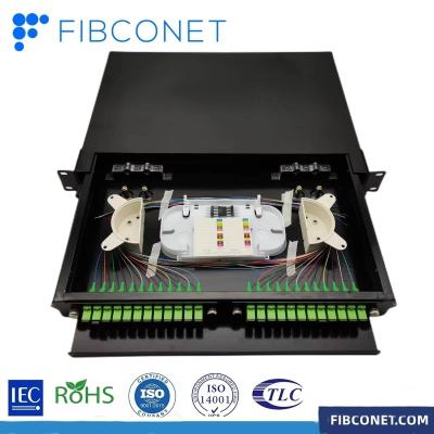 中国 挿入損失 ≤0.35dBでネットワークパフォーマンスを向上させる パッチパネル ODFラックマウント 販売のため