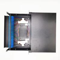 China Data Center Application Fiber Optic ODF with 12-24 Core Scrack Mount Splicing Design for sale
