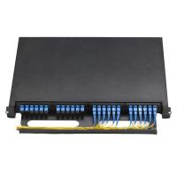 China Wireless LAN ODF 12 24 48 Core Port Optical Fiber Patch Panel for Telecom Network for sale