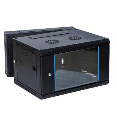 China 4U 6U 9U 12U 15U SPCC Chapa de metal de rede de rack de parede montada em grelha porta armário de armazenamento à venda